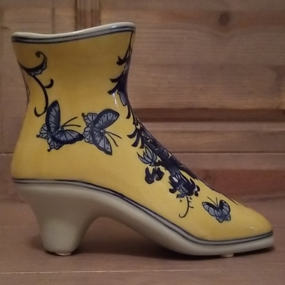 None | Accents | Victorian Style Porcelain Decorative Boot | Poshmark